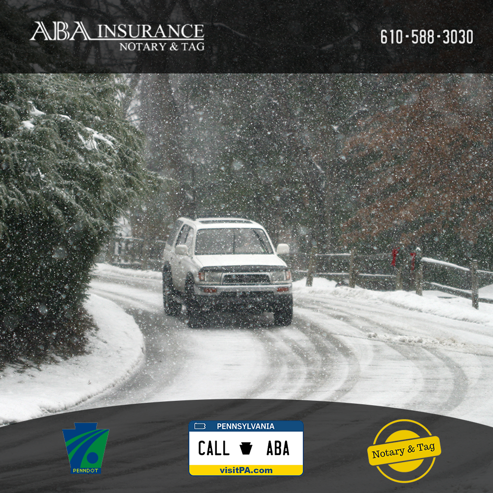 Winter Weather Driving Conditions - ABA Insurance Notary & Tag