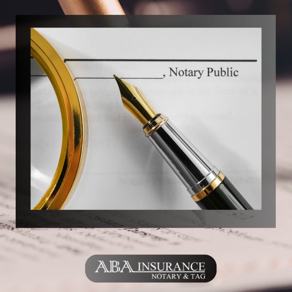 Title Transfer Archives - ABA Insurance Notary & Tag